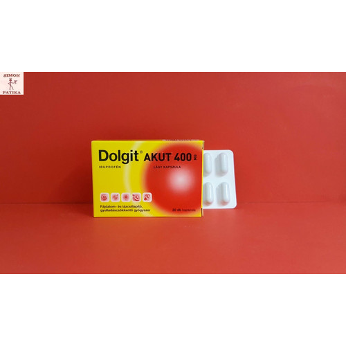 Dolgit Akut 400 mg lágy kapszula 20db - Simon Webpatika