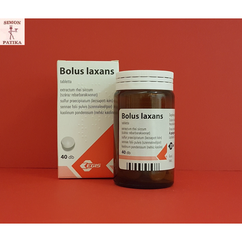 Bolus laxans tabletta 40db - Simon Webpatika