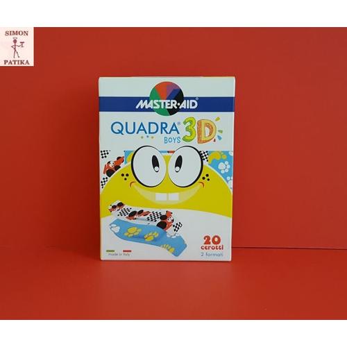 Master Aid Quadra 3D Color sebtapasz boys 20db - Simon Webpatika