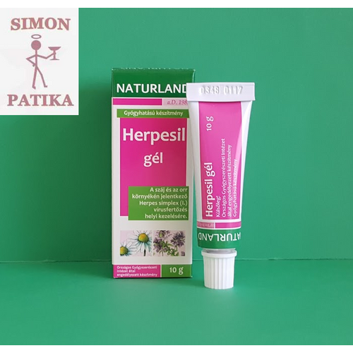 Herpesil gél 10g - Herpesz - Simon Webpatika Online gyógyszertár