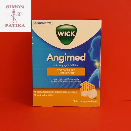 Angimed méz szopogató tabletta-Simon Webpatika
