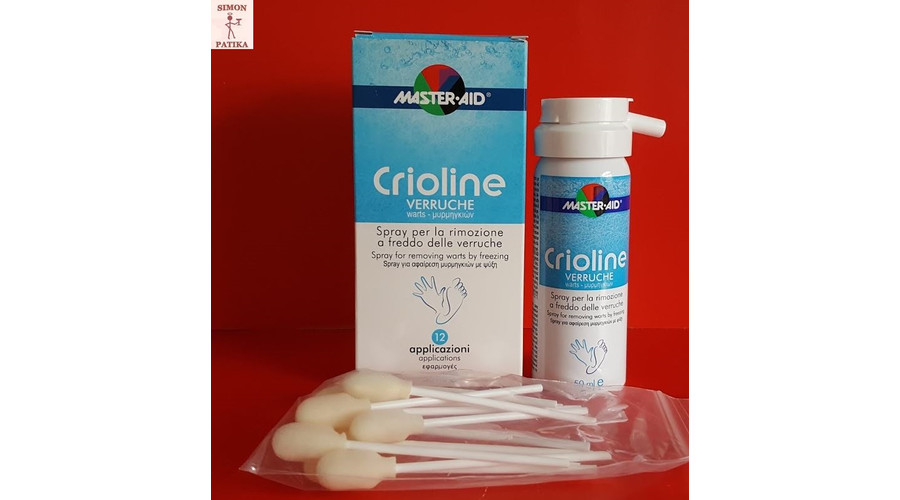 Master Aid Crioline szemölcs irtó spray 50ml - Simon Webpatika