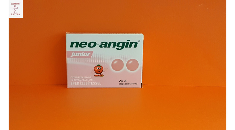 Neo -Angin Junior szopogató tabletta 24db - Simon Webpatika