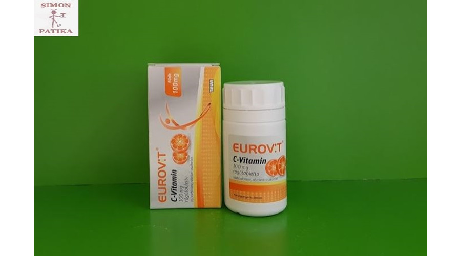 Eurovit C-vitamin 100mg rágótabletta 60db - Simon Webpatika