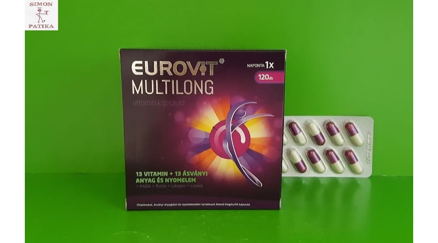 Eurovit Multilong vitamin kapszula 120db - Simon Webpatika