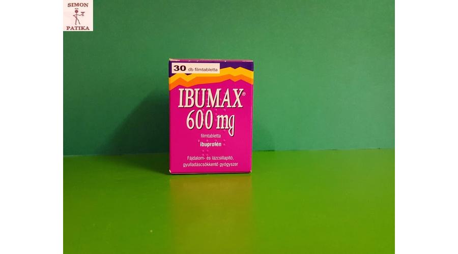 Ibumax 600 mg filmtabletta 30db - Simon Webpatika