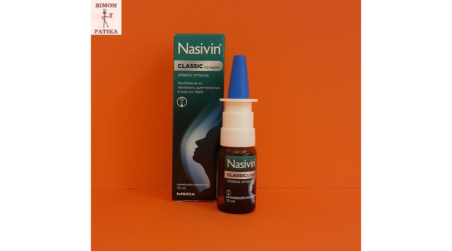 Nasivin Classic oldatos orrspray 10ml - Simon Webpatika