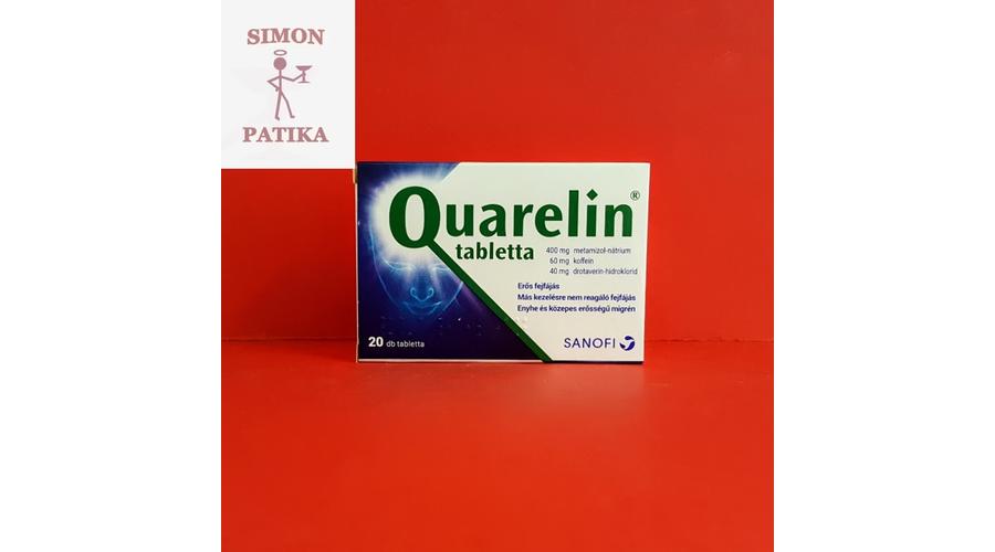 Quarelin tabletta -Simon Webpatika