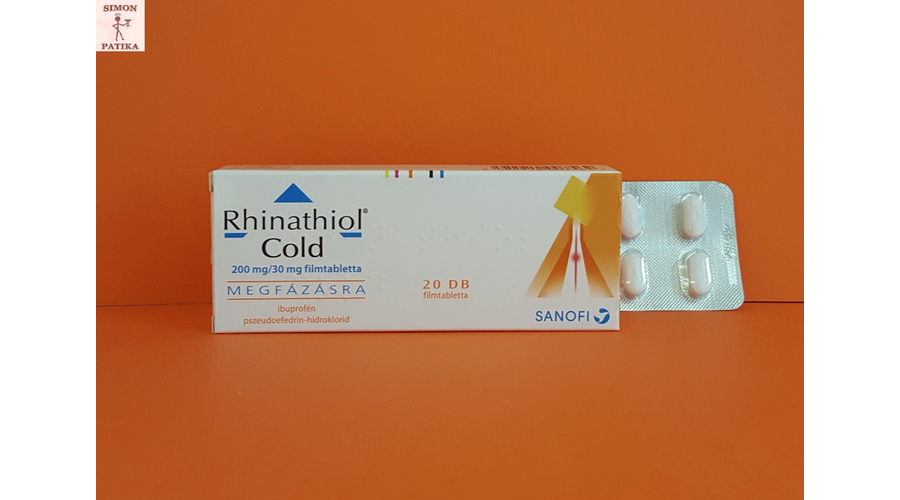 Rhinathiol Cold filmtabletta 20db - Simon Webpatika