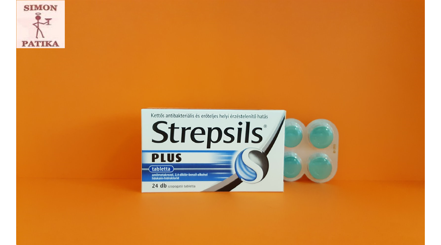 Strepsils Plus tabletta 24db - Simon Webpatika