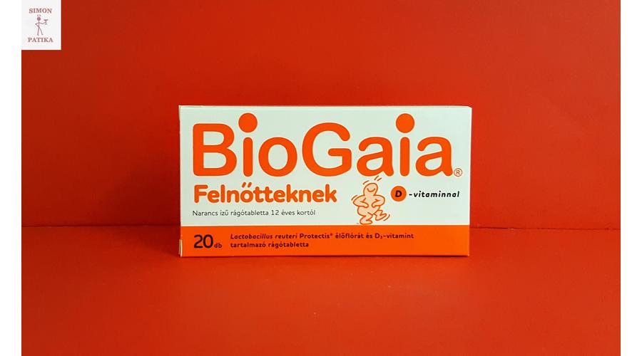 BioGaia Felnőtteknek rágótabletta-Simon Webpatika