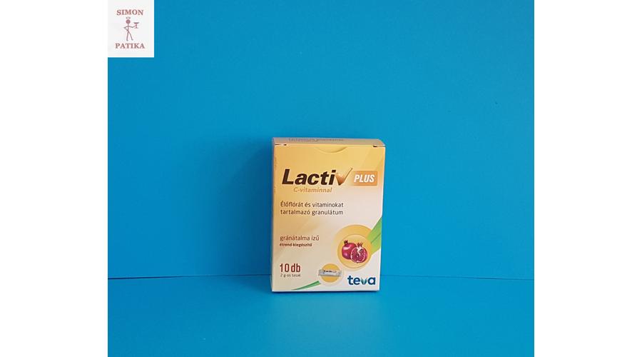 Lactiv Plusz élőflóra granulátum gránátalma 10db - Simon Webpatika