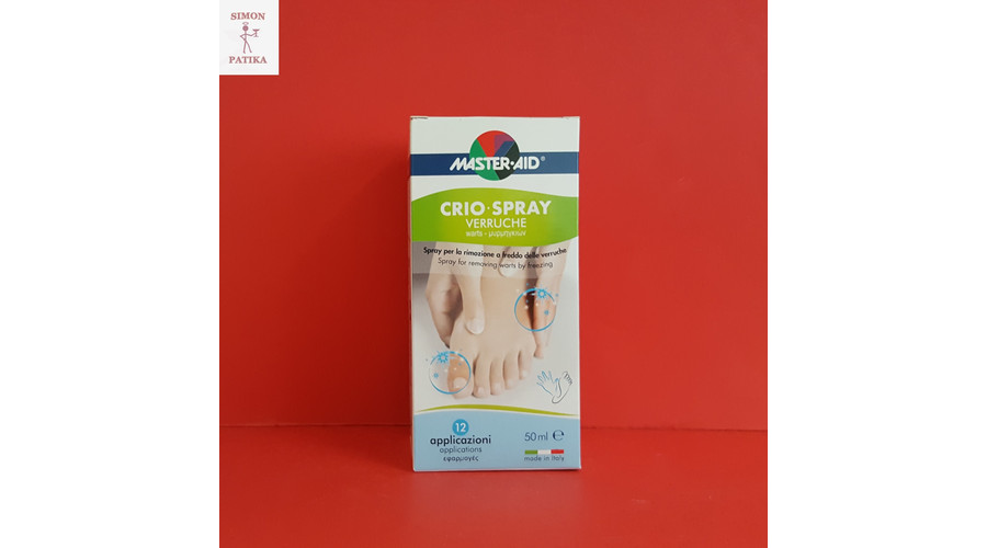 Master Aid Crioline szemölcs irtó spray 50ml - Simon Webpatika