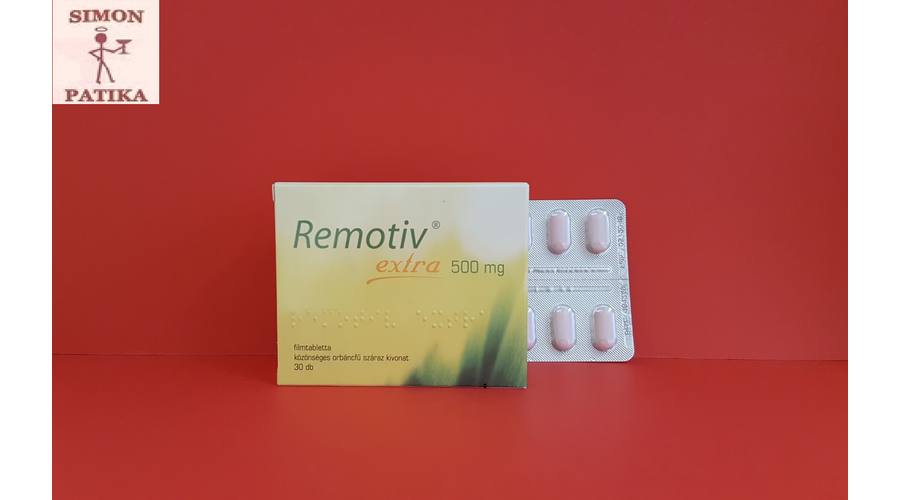 Remotiv extra 500 mg filmtabletta 30db - Simon Webpatika