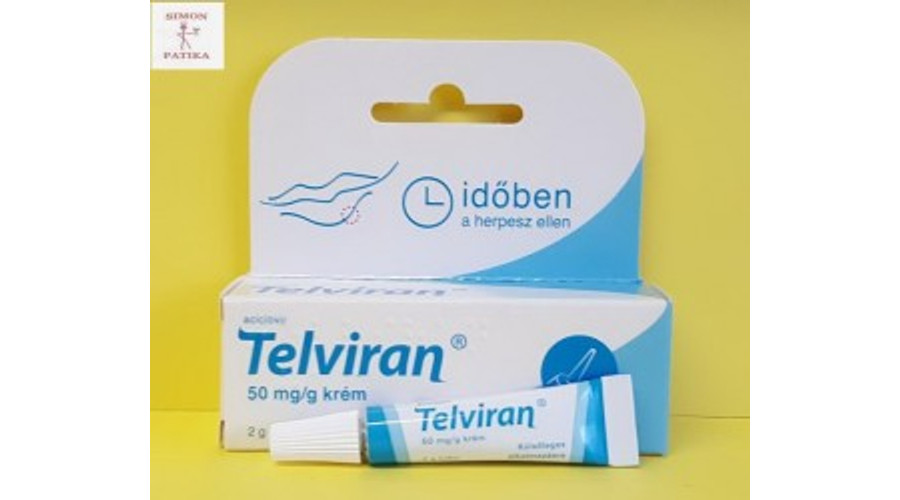 Telviran 50 mg/g krém 2g - Simon Webpatika