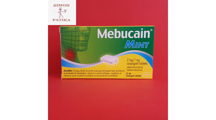 Mebucain Mint -Torokfájás-Simon Webpatika