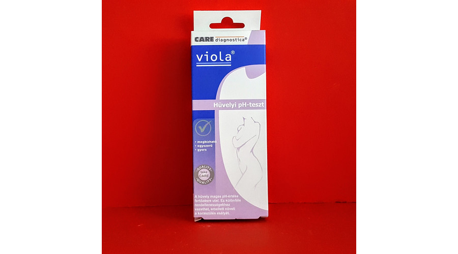 Viola hüvelyi pH teszt Care Diagnostica-Simon Webpatika