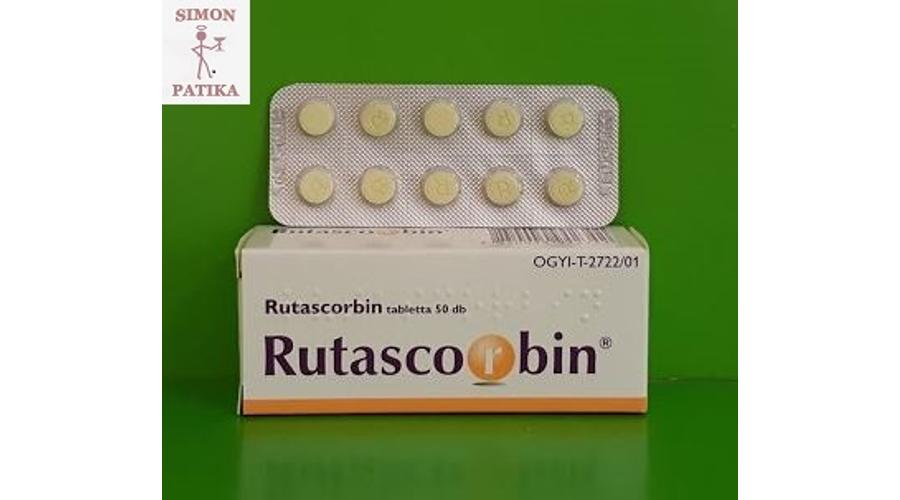Rutascorbin tabletta 50x - Simon Webpatika