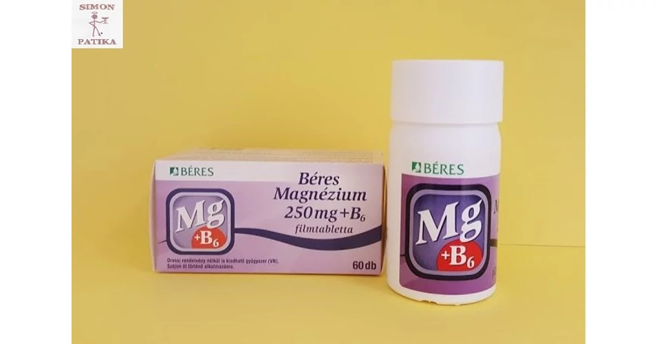 Béres Magnézium 250 mg+B6 filmtabletta 60db - Simon Webpatika