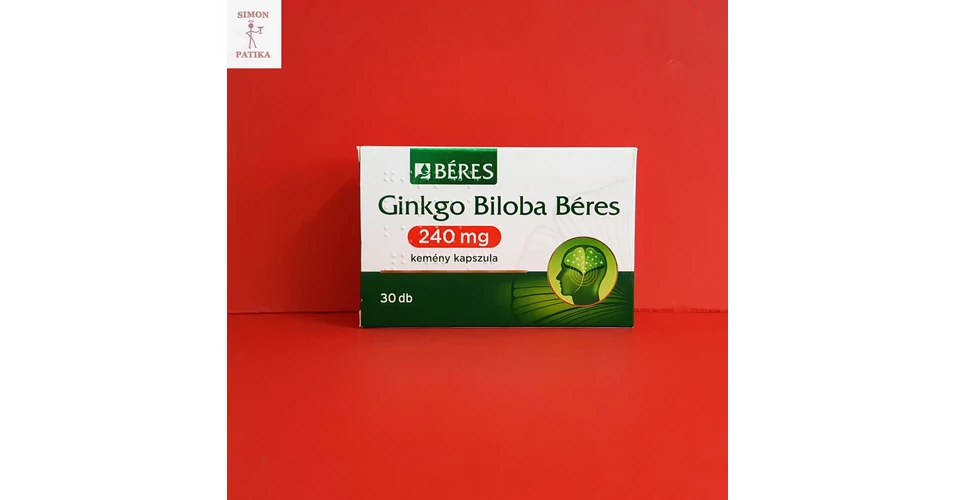 Béres Ginkgo biloba 240mg kemény kapszula-Simon Webpatika
