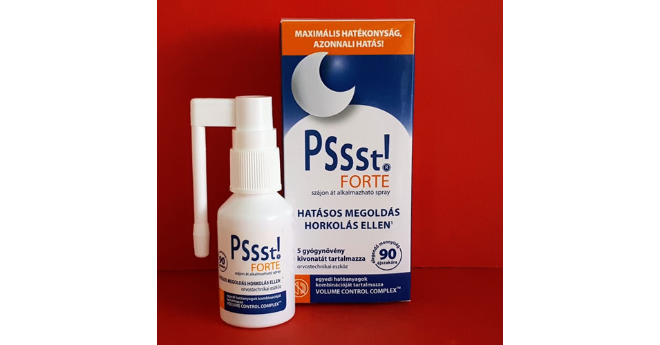 Pssst! Forte horkolásgátló szájspray -Simon Webpatika