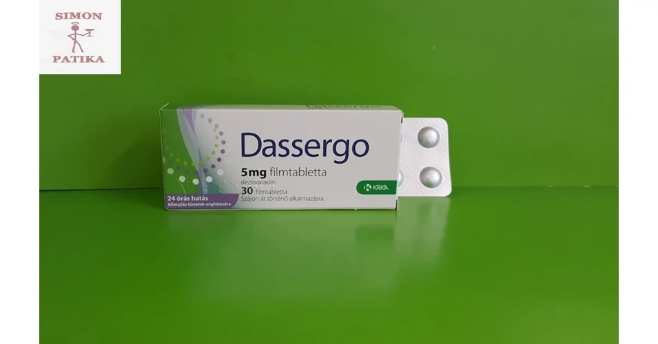 Dassergo allergia tabletta -Simon Webpatika