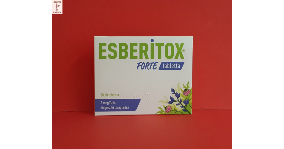 Esberitox Forte tabletta 20db - Simon Webpatika