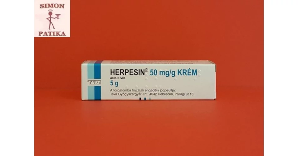 Herpesin 50 mg/g krém 5g - Simon Webpatika