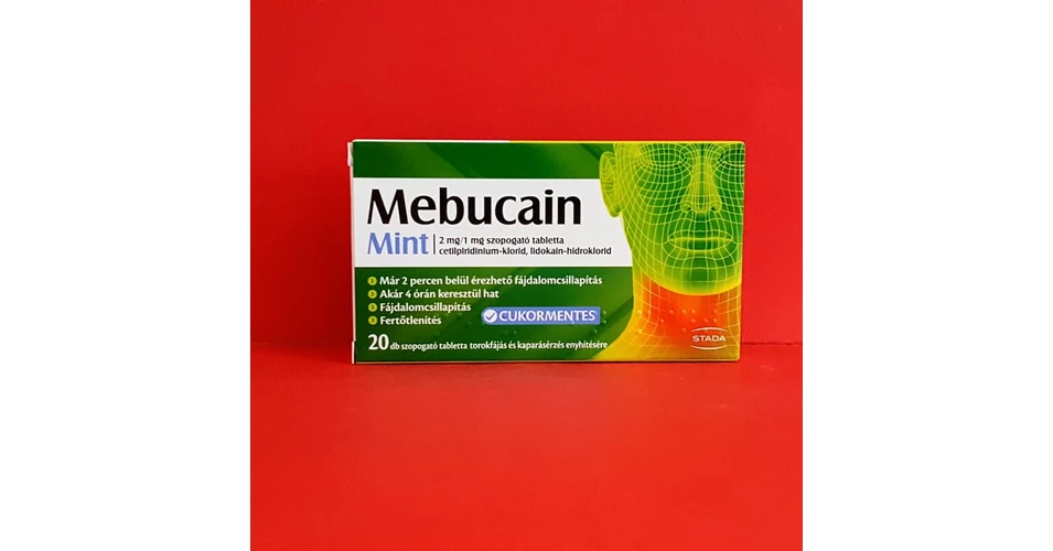 Mebucain Mint -Torokfájás-Simon Webpatika