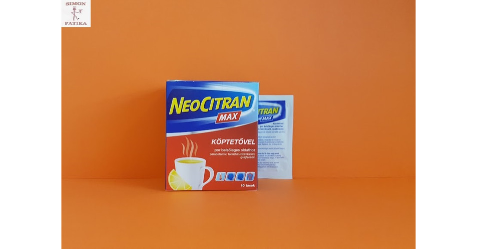 Neo Citran Max köptetővel por 10db-Megfázás-Simon Webpatika
