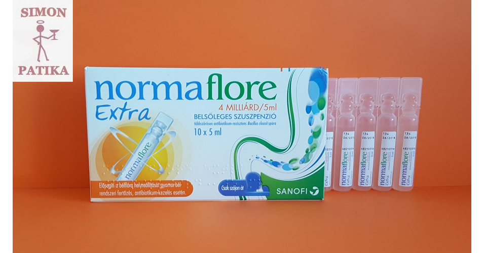 Normaflore Extra 4 milliárd/5 ml szuszpenzió 10db - Simon Webpatika