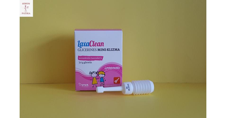 LaxaClean Glicerin Klizma mini gyermek - Simon Webpatika