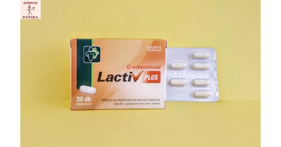 Lactiv Plusz élőflóra kapszula 30db - Simon Webpatika