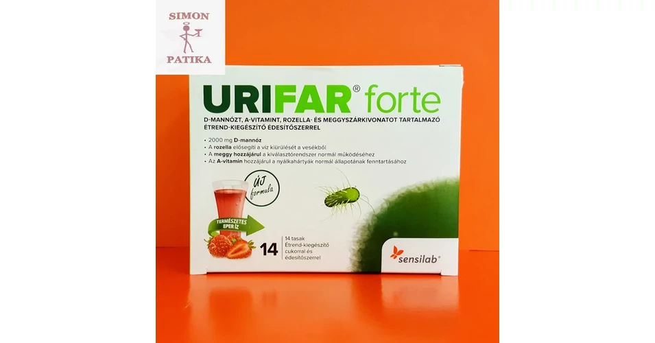 Urifar Forte D-mannóz granulátum -Simon Webpatika