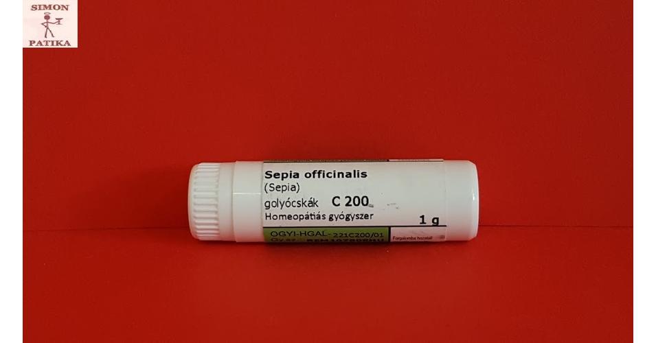 Sepia officinalis C200 Remedia 1g - Simon Webpatika