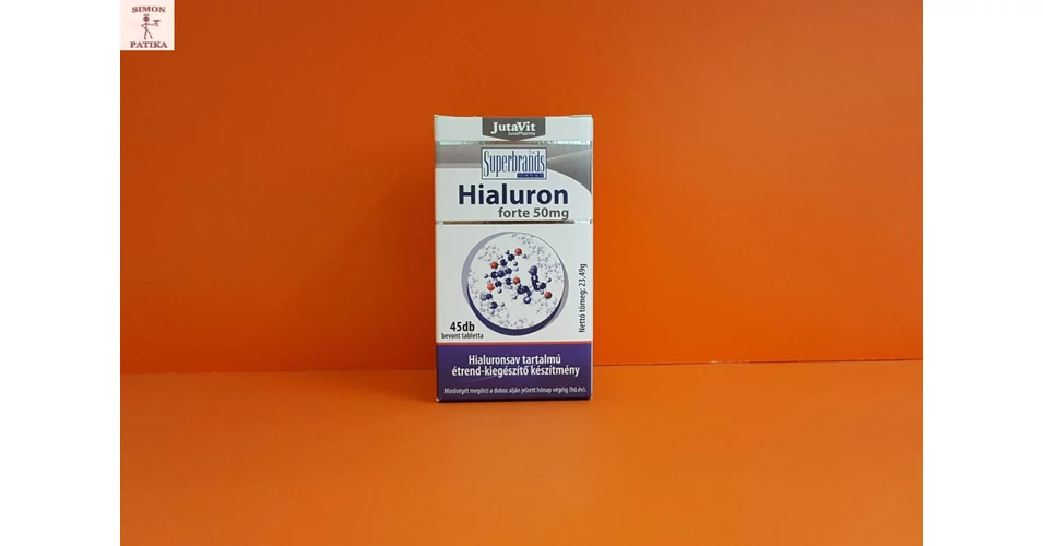 Jutavit Hialuron Forte 50mg tabletta 45db - Simon Webpatika