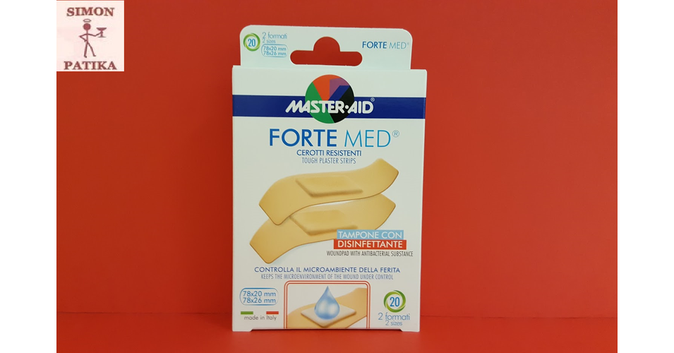 Master Aid Forte Med sebtapasz 20db - Simon Webpatika