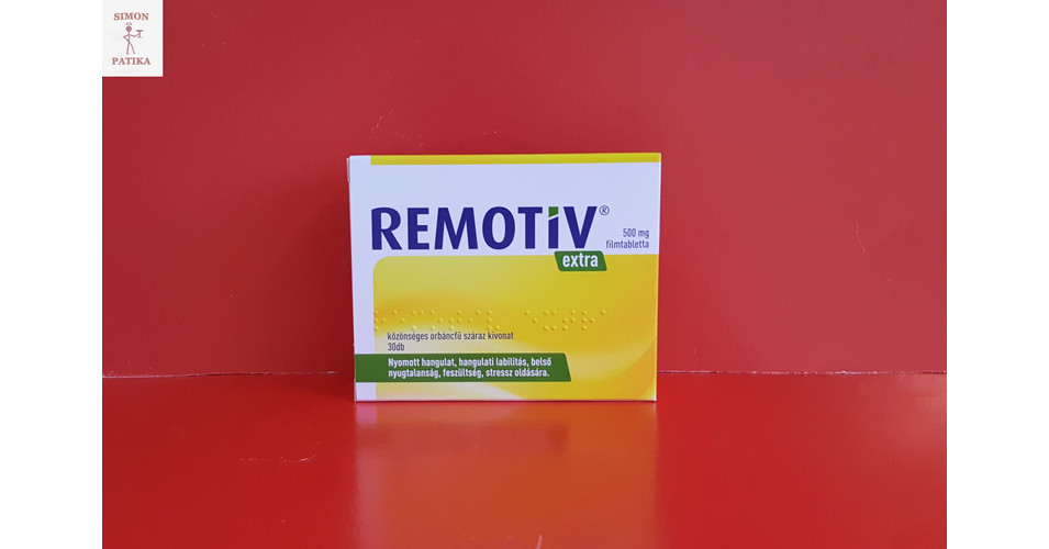 Remotiv extra 500 mg filmtabletta 30db - Simon Webpatika