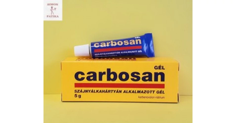 Carbosan szájnyálkahártyán alkalmazott gél 5g - Simon Webpatika