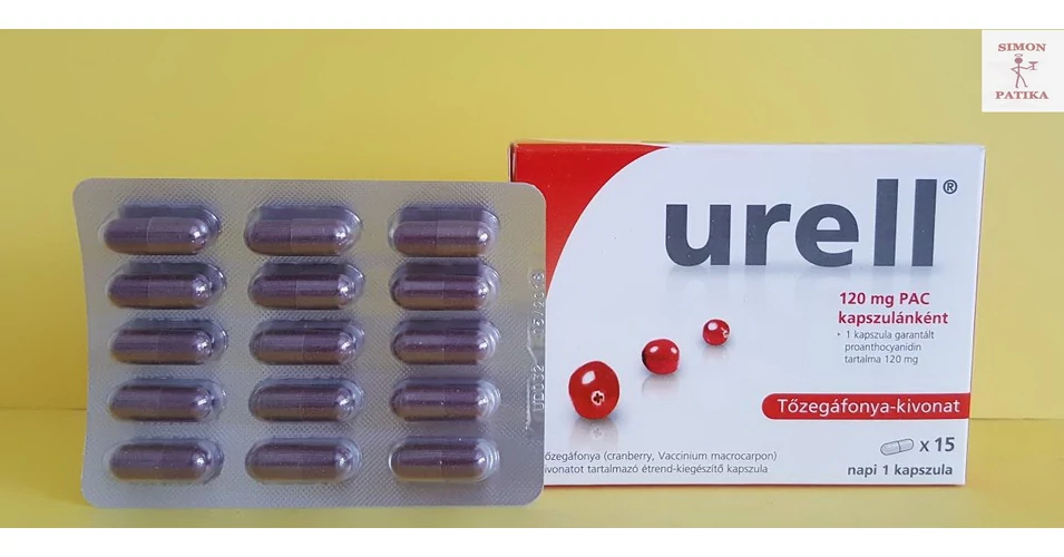 Urell Express tőzegáfonya kapszula 15x - Simon Webpatika