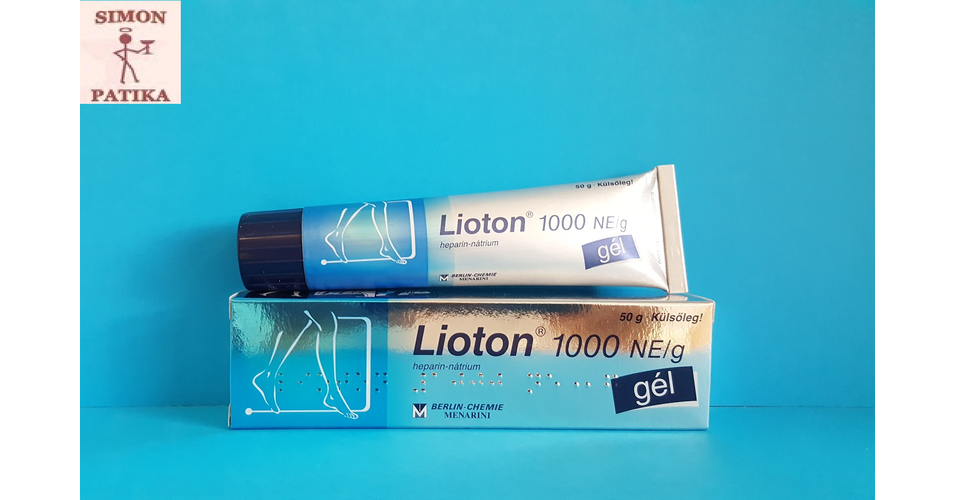 Lioton 1000 NE/g gél 50g - Simon Webpatika
