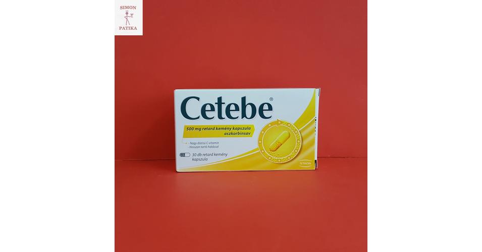Cetebe 500 mg retard kapszula-Simon Webpatika